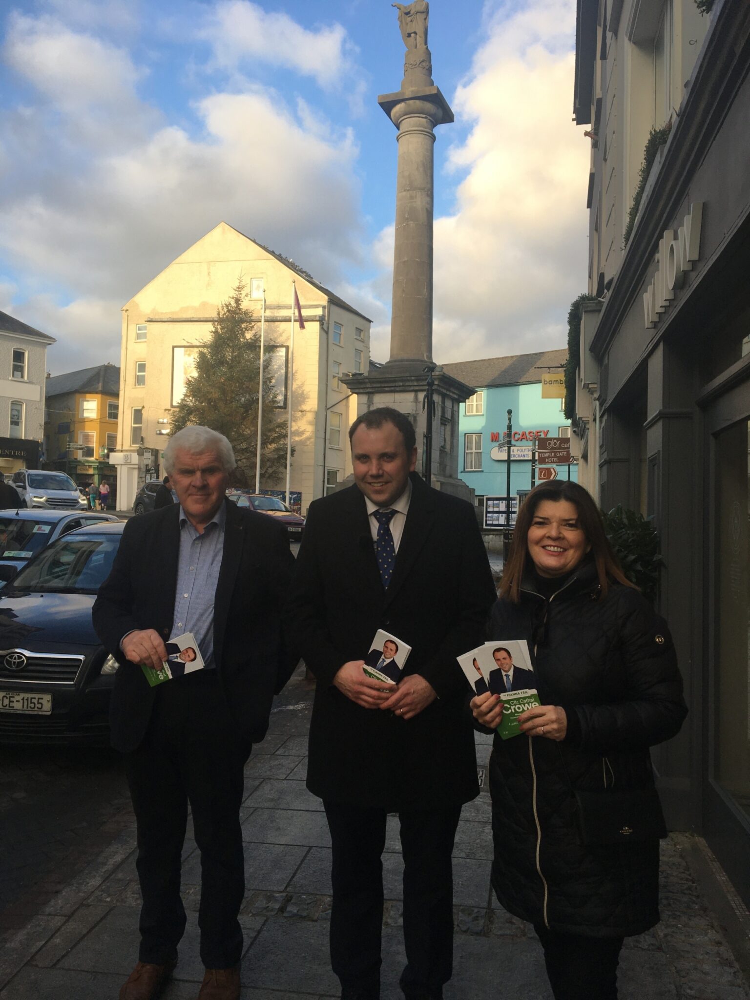 GE2020 THE CAMPAIGN TRAIL: Cathal Crowe in Cratloe - Clare Echo