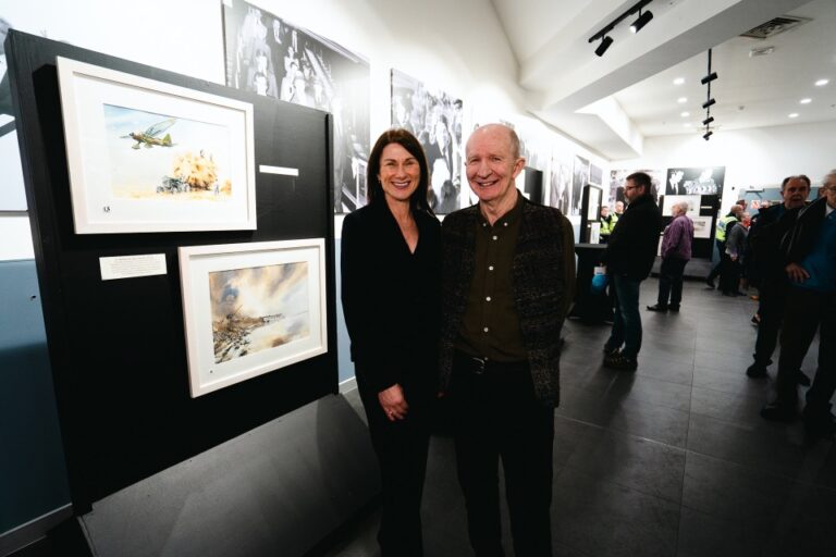 Philip's paintings inspired by Shannon's aviation history go on display ...