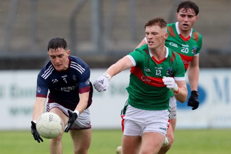 Captain Cian Burke setting the standards for St Breckan's - Clare Echo