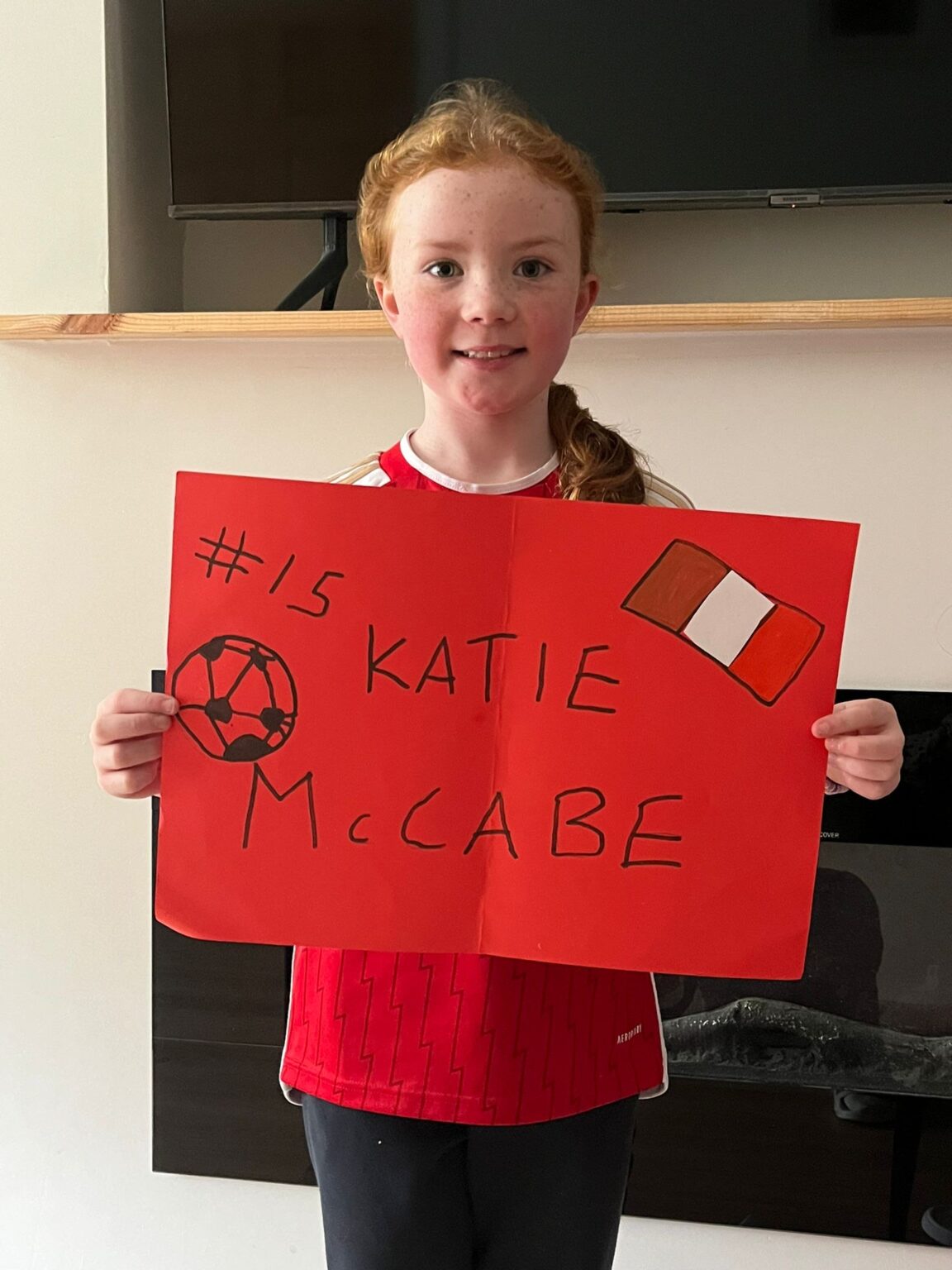 'Happy tears' for Clonlara school girl Grace as Irish hero Katie McCabe ...